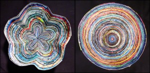 Recycled Magazine Bowls – Julia Sanderl