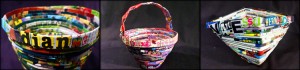 Recycled Magazine Bowls – Julia Sanderl